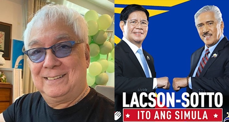 Nasa infomercial na rin... Joey de Leon solid sa tambalang Lacson-Sotto ...