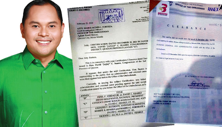 Mga kaso ni Cong. Suarez sa Ombudsman naglaho? | Police Files! Tonite