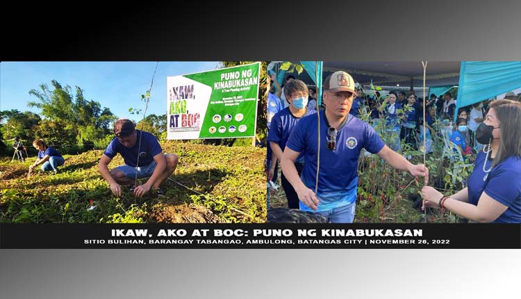 Nationwide tree planting program ng BOC, isinagawa | Police Files! Tonite