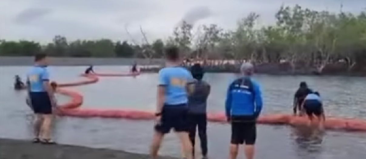 Oil Spill, umabot na sa fish sanctuary sa Calapan city | Police Files ...