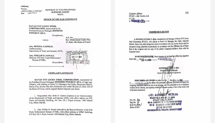 DTI officials, ipinadi-disbar ng negosyante sa Korte Suprema | Police ...