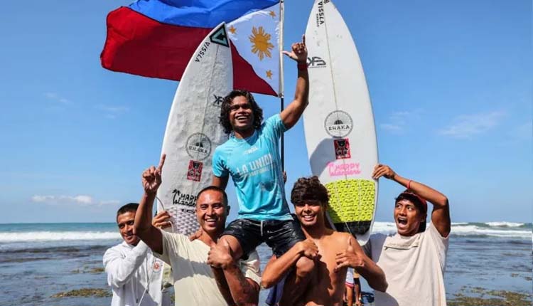 Filipino surfer naghari sa WSL La Union Intl Pro | Police Files! Tonite