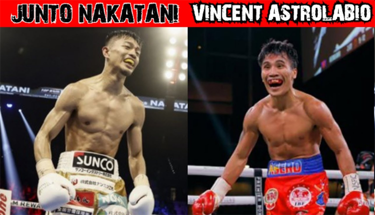 Vincent Astrolabio, Junto Nakatani swak sa timbang para sa world title ...