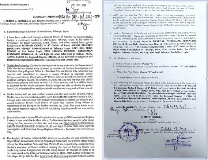 Kongresista, Mayor, abogado at 10 pulis-CIDG kinasuhan ng multiple ...