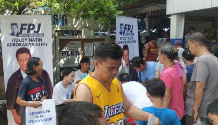 DINUMOG SA PASIG, SIGNATURE DRIVE NG FPJ VOLUNTEERS | Police Files! Tonite
