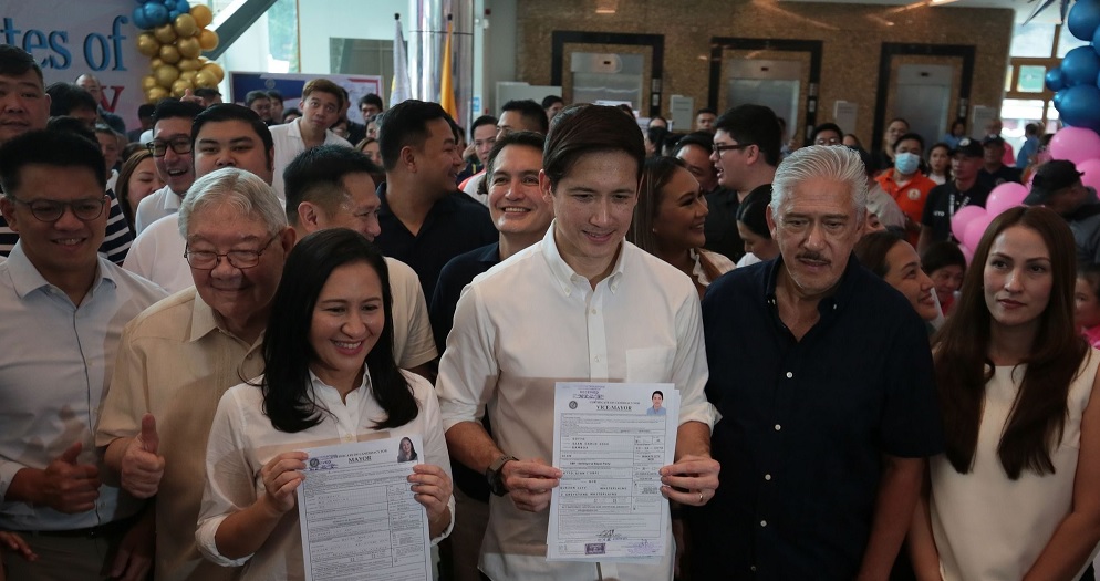 Mayor Joy Belmonte at Vice Mayor Gian Sotto, nag file na ng COC sa QC ...