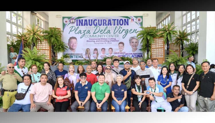 Cong. Tieng, pinasalamatan ni Mayor Honey sa bagong tayong community ...