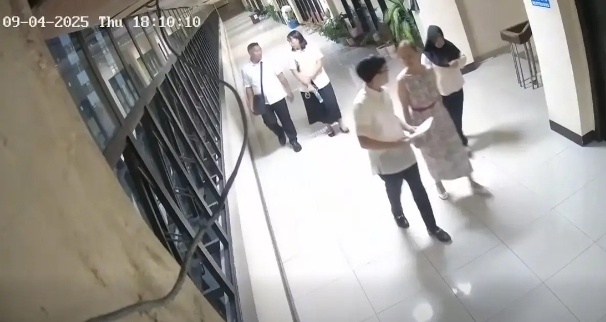 CCTV footage sa pagkikita nina Rep. Leviste at Cabral noong Sept. 4 ...